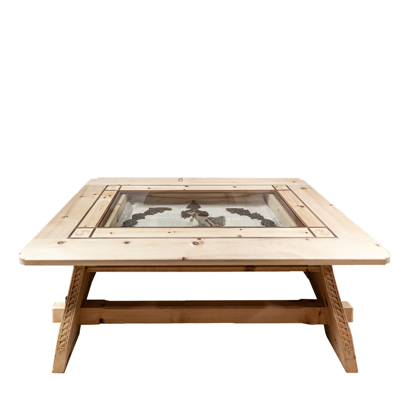 Pinewood Coffee Table Falegnameria Helmut Santifaller | Artemest