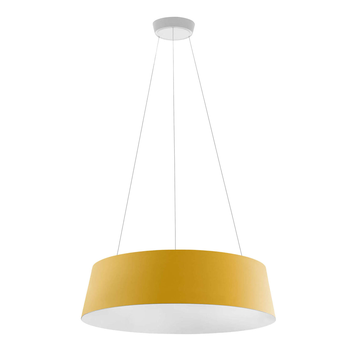 Oxygen P Wide Yellow Pendant Lamp Stilnovo | Artemest