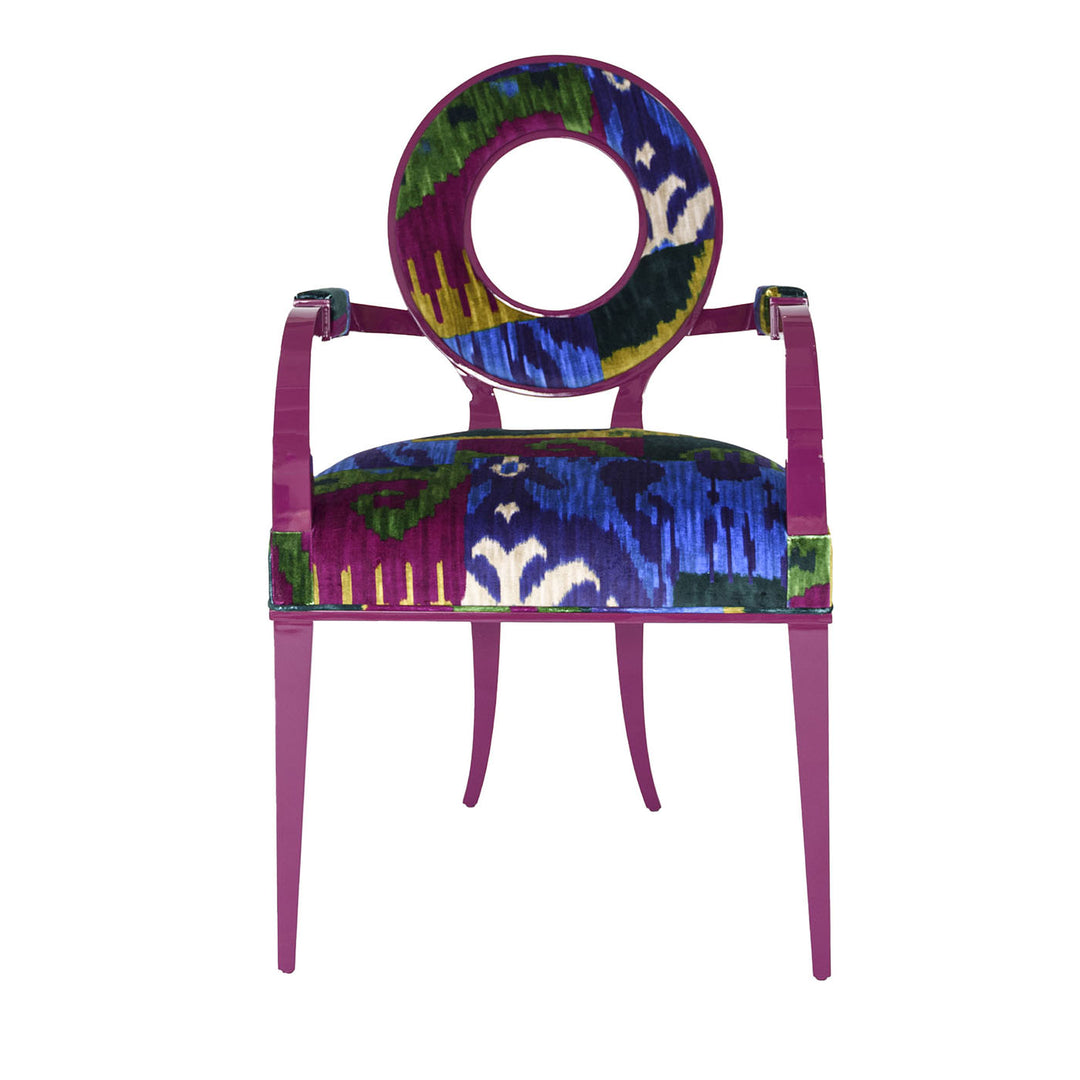 New Moon Magenta Chair With Armrests Extroverso | Artemest