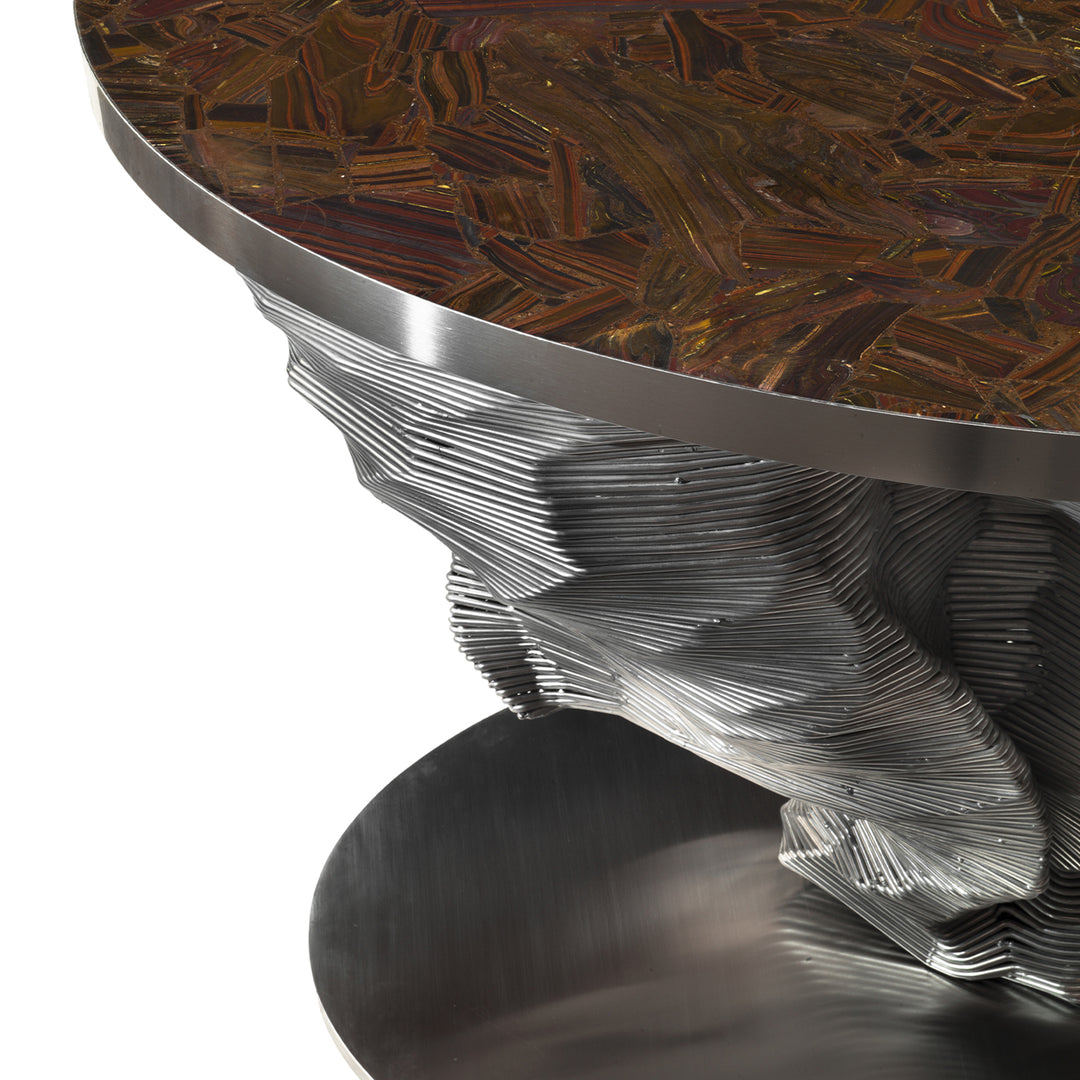 Meteorite N° 3 Table by Giò Pozzi Officina Della Scala | Artemest